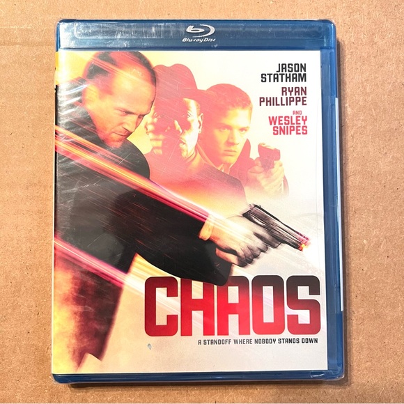 Media | New Sealed Bluray Chaos Jason Statham Ryan Phillippe Wesley ...